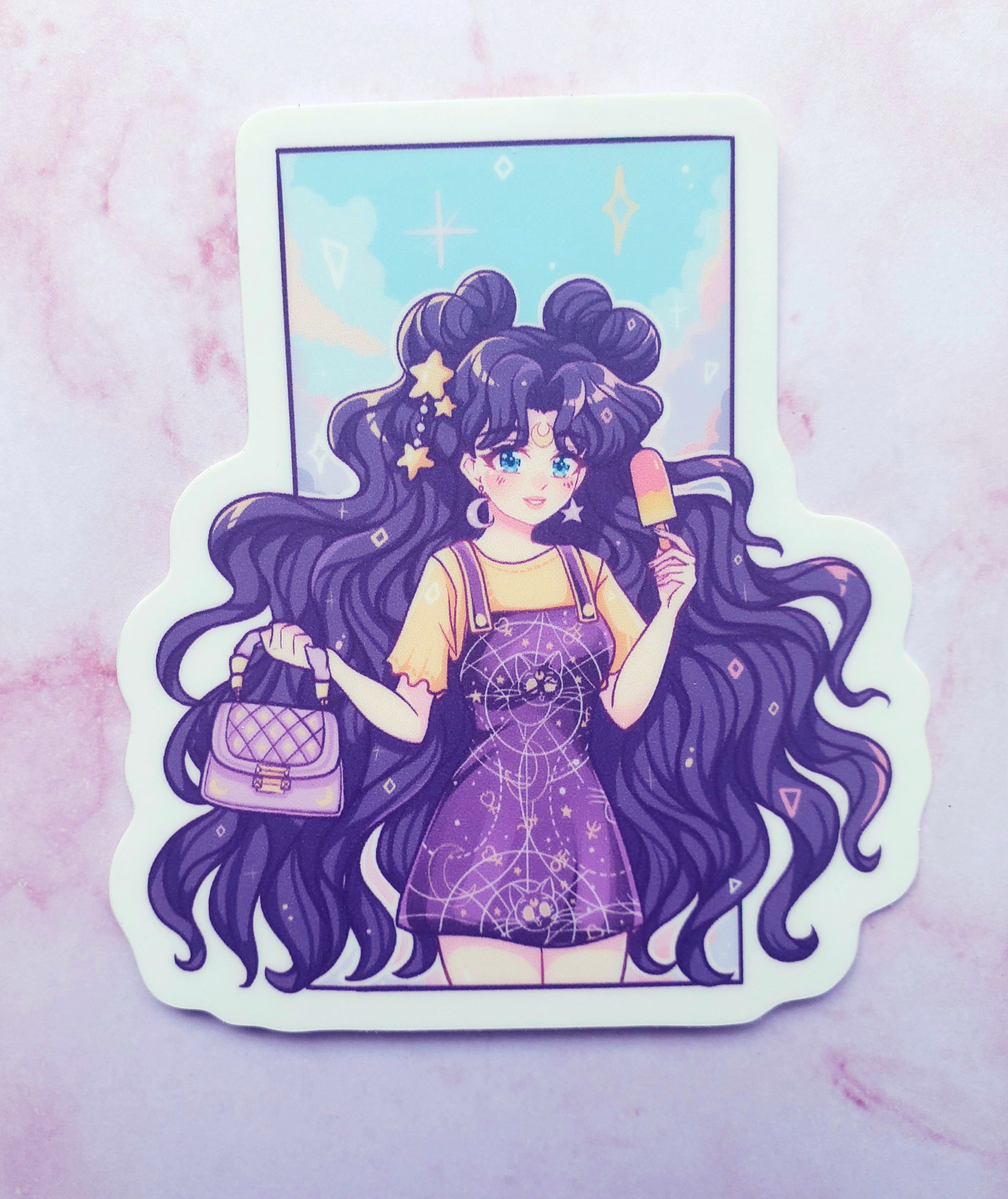 Cat Lady VINYL Sticker – PastelShootingStar